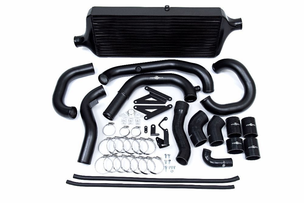 Process West Front Mount Intercooler Kit – Subaru STI VA (Black ...