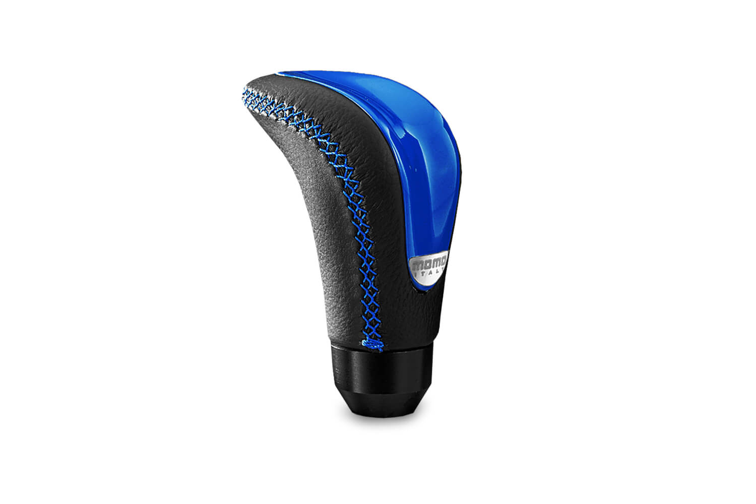 Momo Combat Evo Shift Knob – Black/Blue – Performance Parts Online ...