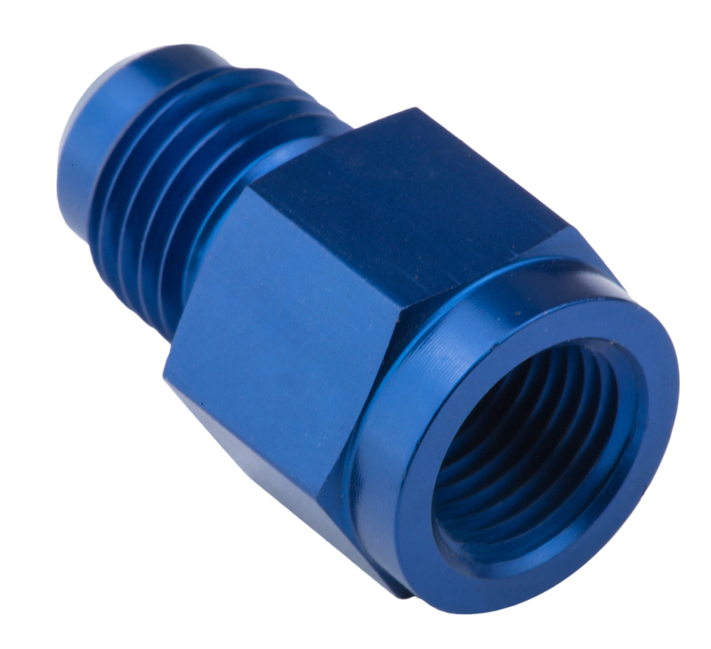 Proflow Female Adaptor 1/8in. NPT Straight To Male -03AN, Blue ...
