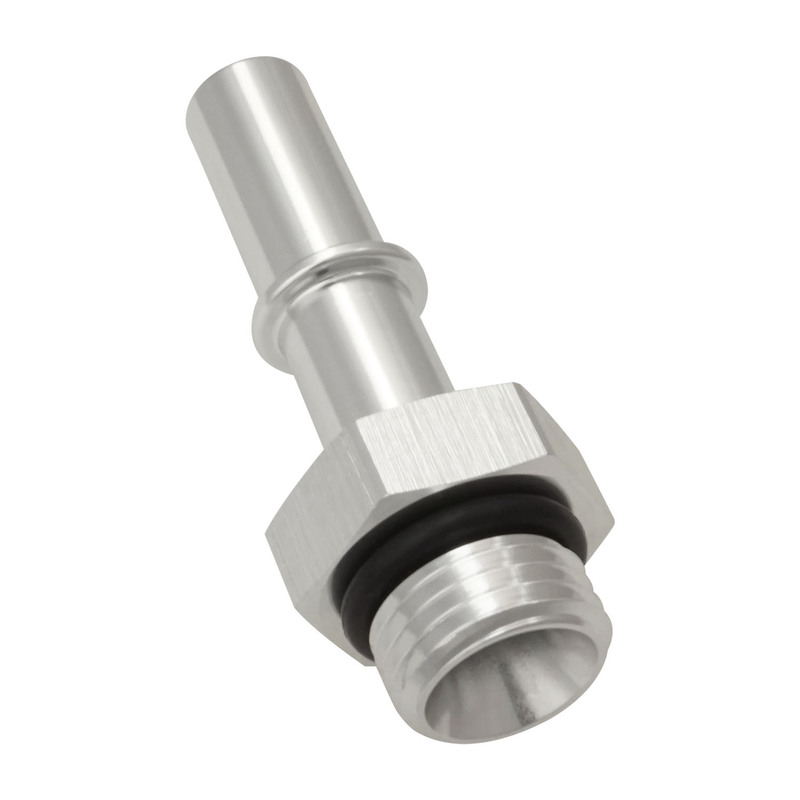 Proflow 3/8” Fitting Male Quick Connect To -08AN O-Ring Male, Silver ...
